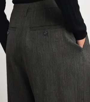 HERSKIND Bowie Relaxed Pleated Trousers