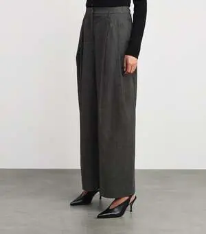 HERSKIND Bowie Relaxed Pleated Trousers