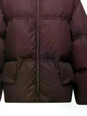 Moncler Funnel-neck Pocket Jacket - Brown