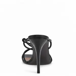 GIUSEPPE ZANOTTI Gz Key 90 Leather Mules - Black