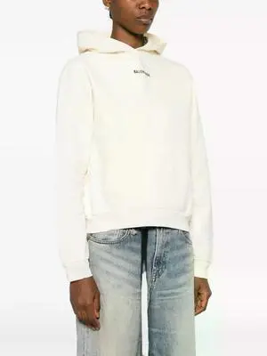 Balenciaga Hooded Sweatshirt - Neutrals