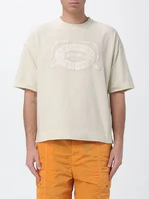 C.P. COMPANY Cotton T-shirt With Logo Ice