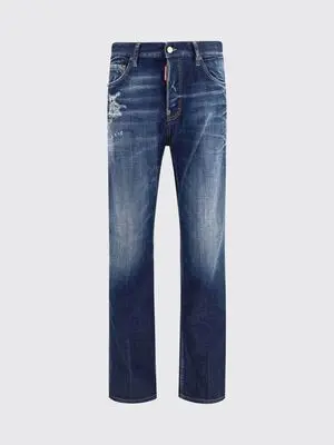 Dsquared2 Distressed Wash Jeans - Navy
