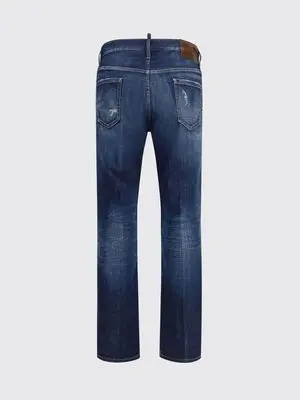 Dsquared2 Distressed Wash Jeans - Navy