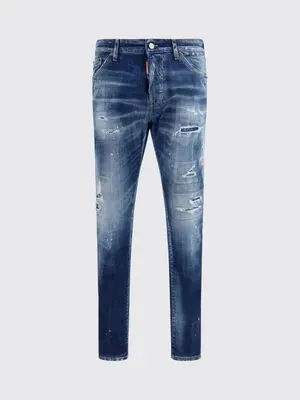 Dsquared2 Distressed Wash Jeans - Navy