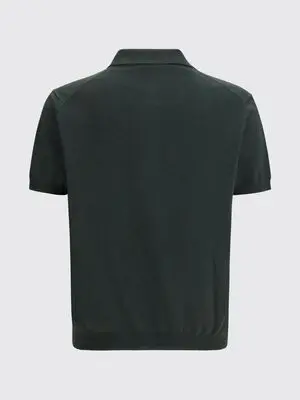 TOM FORD Cotton And Silk Knit Polo Shirt - Green