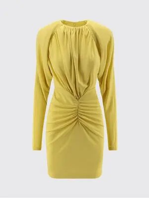 Stella McCartney Ruched Mini Dress - Yellow