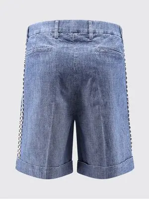 Valentino Garavani Cotton Chino Shorts - Gnawed Blue