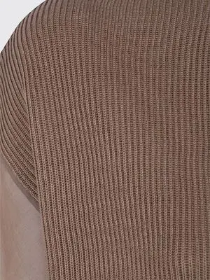 Brunello Cucinelli Cotton Knit Top - Brown