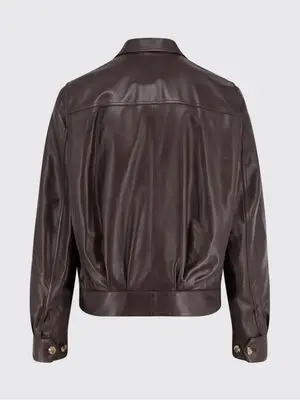 Brunello Cucinelli Leather Jacket - Red