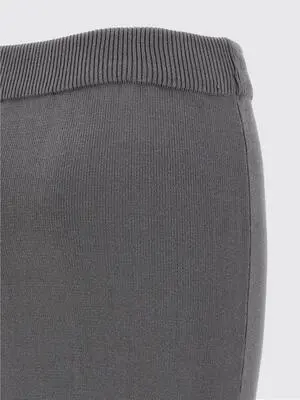 ENTIRE STUDIOS Cotton Knit Pencil Skirt - Grey