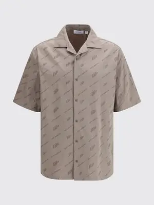 Off-White Viscose Shirt With Logo