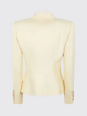 Balmain Double Breasted Jacket - Yellow