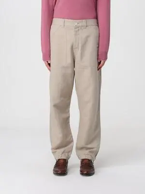 Brunello Cucinelli Wide Leg Linen And Cotton Trousers - Brown