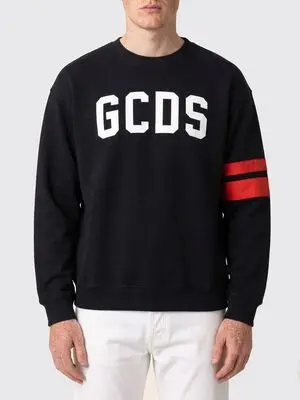 Gcds Crewneck Sweatshirt In Cotton With Logo