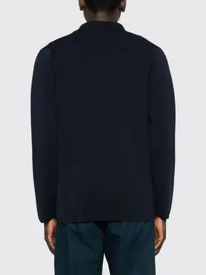 LARDINI Linen Single-breasted Blazer - Blue 1