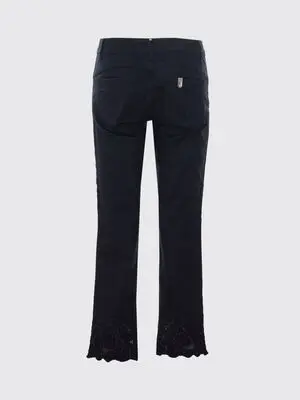 Liu Jo Slim Fit Embroidered Denim Jeans - Black