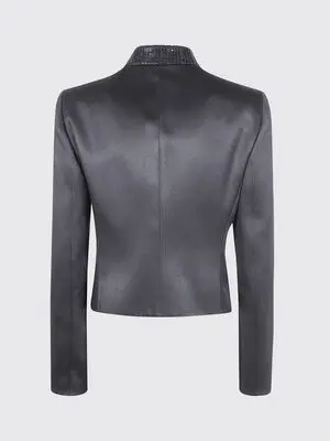 Giorgio Armani Embellished Stand Collar Jacket