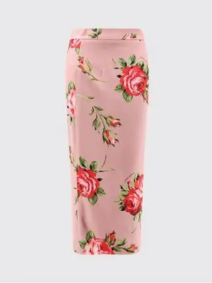 Dolce & Gabbana Floral Print Pencil Skirt - Pink