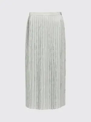 MAISON MARGIELA Pleated Midi Skirt - Grey