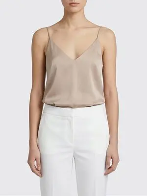 BRUNELLO CUCINELLI Brunello Cucinelli Silk Spaghetti Strap Top