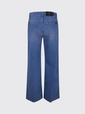 7 For All Mankind Wide Leg Stretch Jeans - Grey