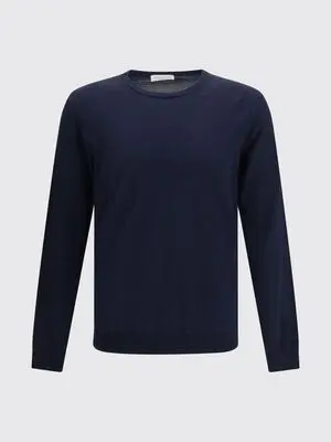 ROBERTO COLLINA Cotton Crew Neck Pullover - Navy