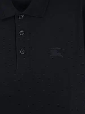 Burberry Cotton Polo Shirt With Logo