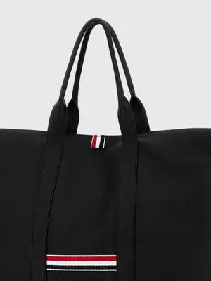 Thom Browne Leather Tote Bag - Black