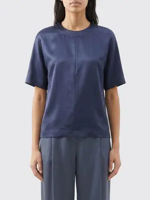 Giorgio Armani Navy Satin Top