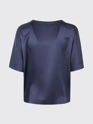 Giorgio Armani Navy Satin Top