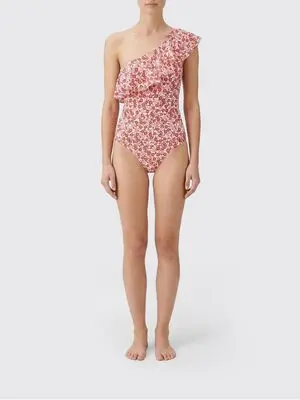 Isabel Marant Étoile One-shoulder Ruffle One-piece Swimsuit - Red