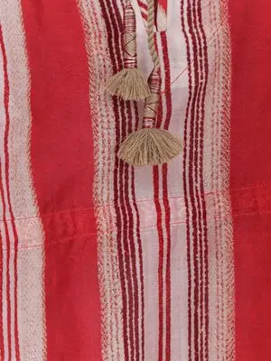 Isabel Marant Étoile Striped Cotton And Silk Kaftan Dress