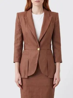 Elisabetta Franchi Tailored Jacket - Brown