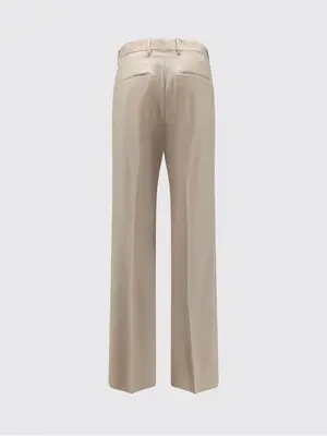 Tagliatore Virgin Wool Wide Leg Tailored Trousers - Brown