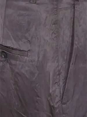 Rick Owens Cupro Wide Leg Trousers