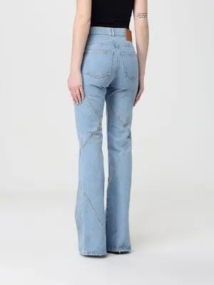 Nina Ricci Flared Cotton Jeans - Denim