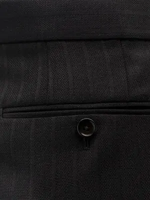 TOM FORD Tailored Wool Trousers - Black