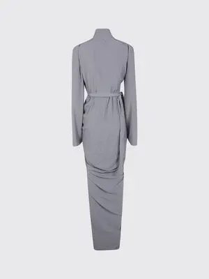 Rick Owens Asymmetrical Draped Midi Dress