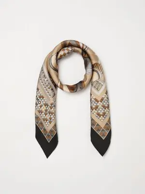 FERRAGAMO Neck Scarf - Camel