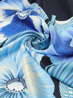 FERRAGAMO Neck Scarf - Blue