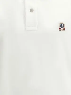 PARAJUMPERS Cotton Polo Shirt With Logo - White