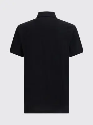 Moschino Cotton Polo Shirt With Logo - Black