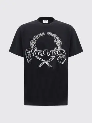 Moschino Printed Cotton T-shirt - Black