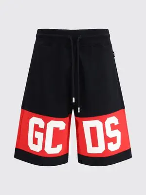Gcds Stretch Cotton Jogging Shorts - Black