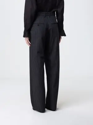 Isabel Marant Étoile High-rise Pinstriped Trousers - Grey