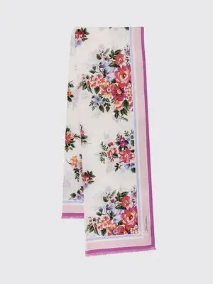 Dolce & Gabbana Floral Print Silk Scarf - Multicolor