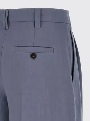 Brunello Cucinelli Tailored Linen Blend Shorts - Blue 1