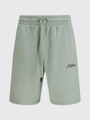 Off-White Cotton Jogging Shorts