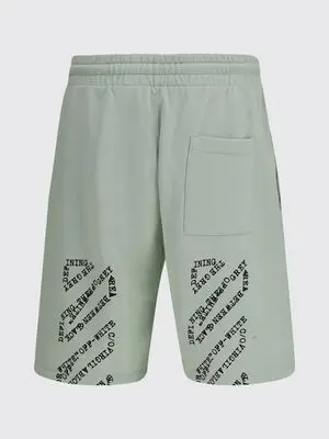 Off-White Cotton Jogging Shorts